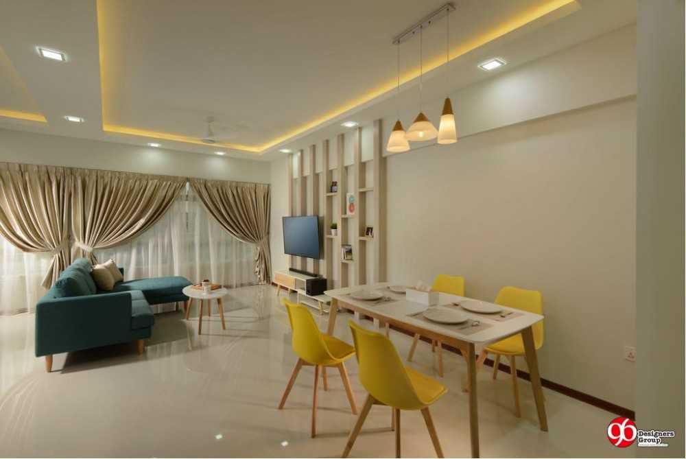 Scandinavian room at 217 Sumang Walk by 96 Degree Designers Group ...