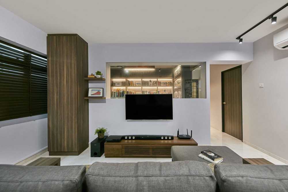 Asian Living Room at 12 Cantonment Close by The Interior Lab Pte Ltd ...