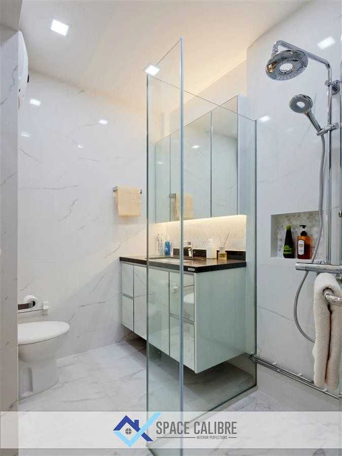 Minimalist room at HDB Blk 206 Clementi Ave 6 by Space Calibre Interior ...