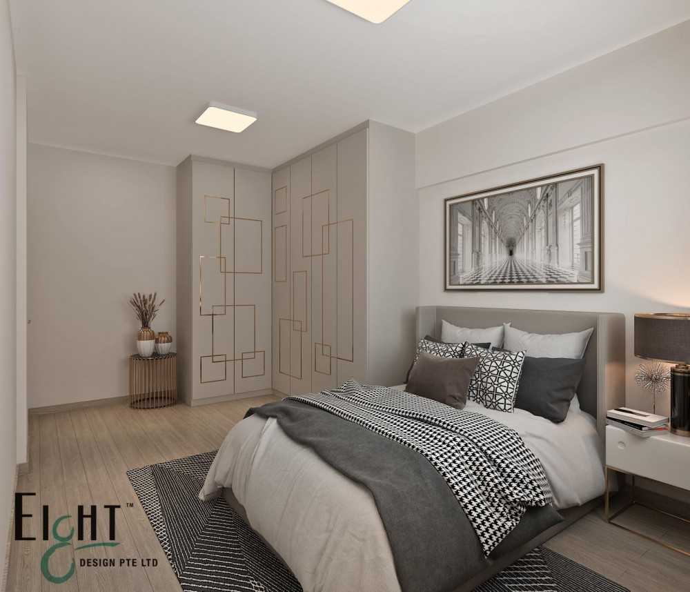 Modern Bedroom at Yishun St 61 by Eight Design Pte Ltd - Hometrust