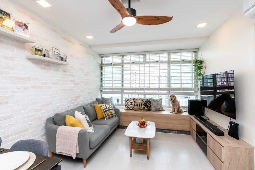 Modern Living Room at 38B Bendemeer Road by Cheng Yi Interior Design ...