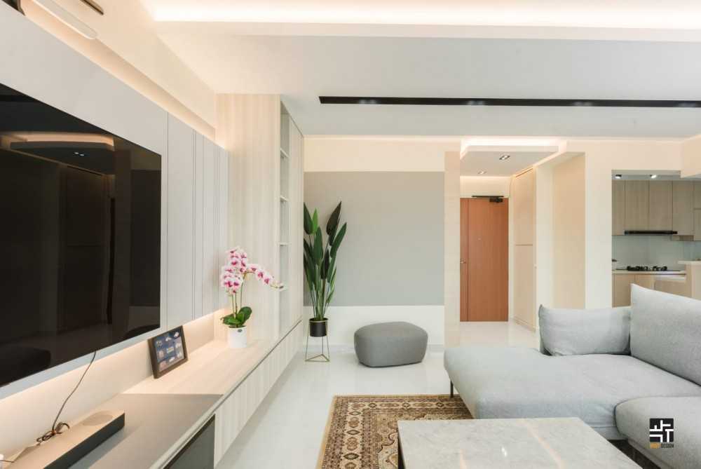 Contemporary Living Room at 101X Canberra Street, Eastcreek @ Canberra ...