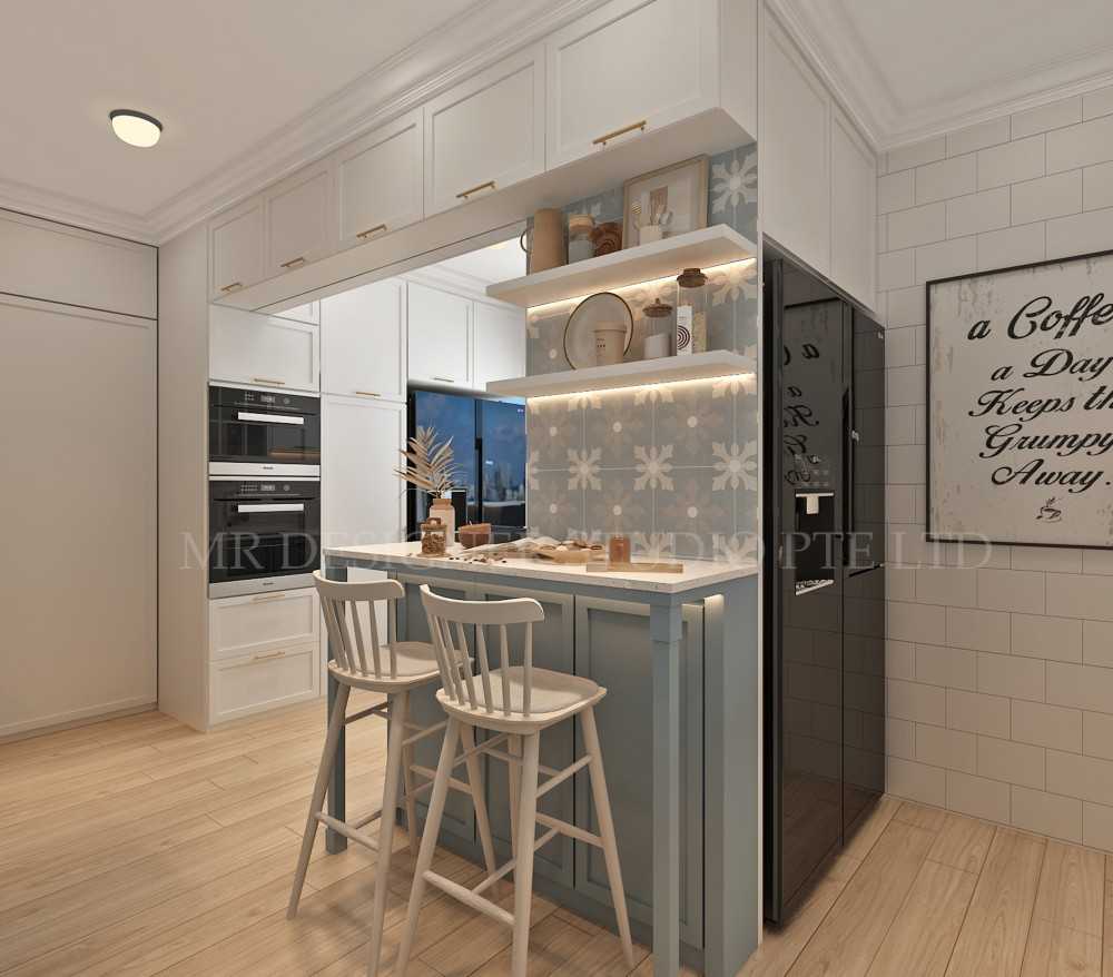 Country Kitchen at compassvale walk blk 239 by Mr Designer Studio - Hometrust