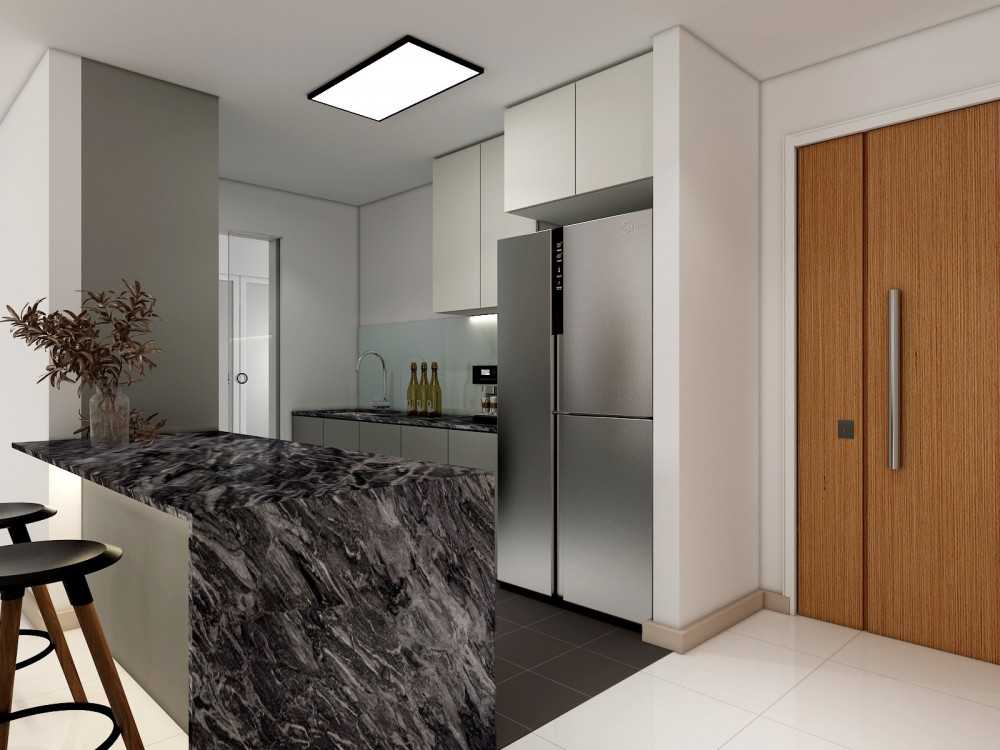 Contemporary Kitchen at Cosmopolitan by Design Avenue - Hometrust