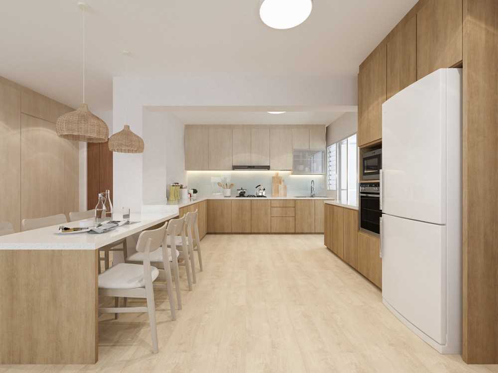 Scandinavian Kitchen at Muji by I Interior Design - Hometrust