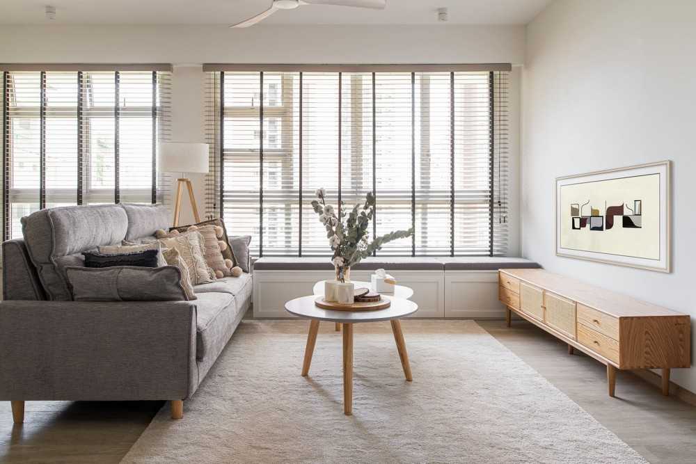 Scandinavian Living Room at AMK Court by Mr Shopper Studio - Hometrust