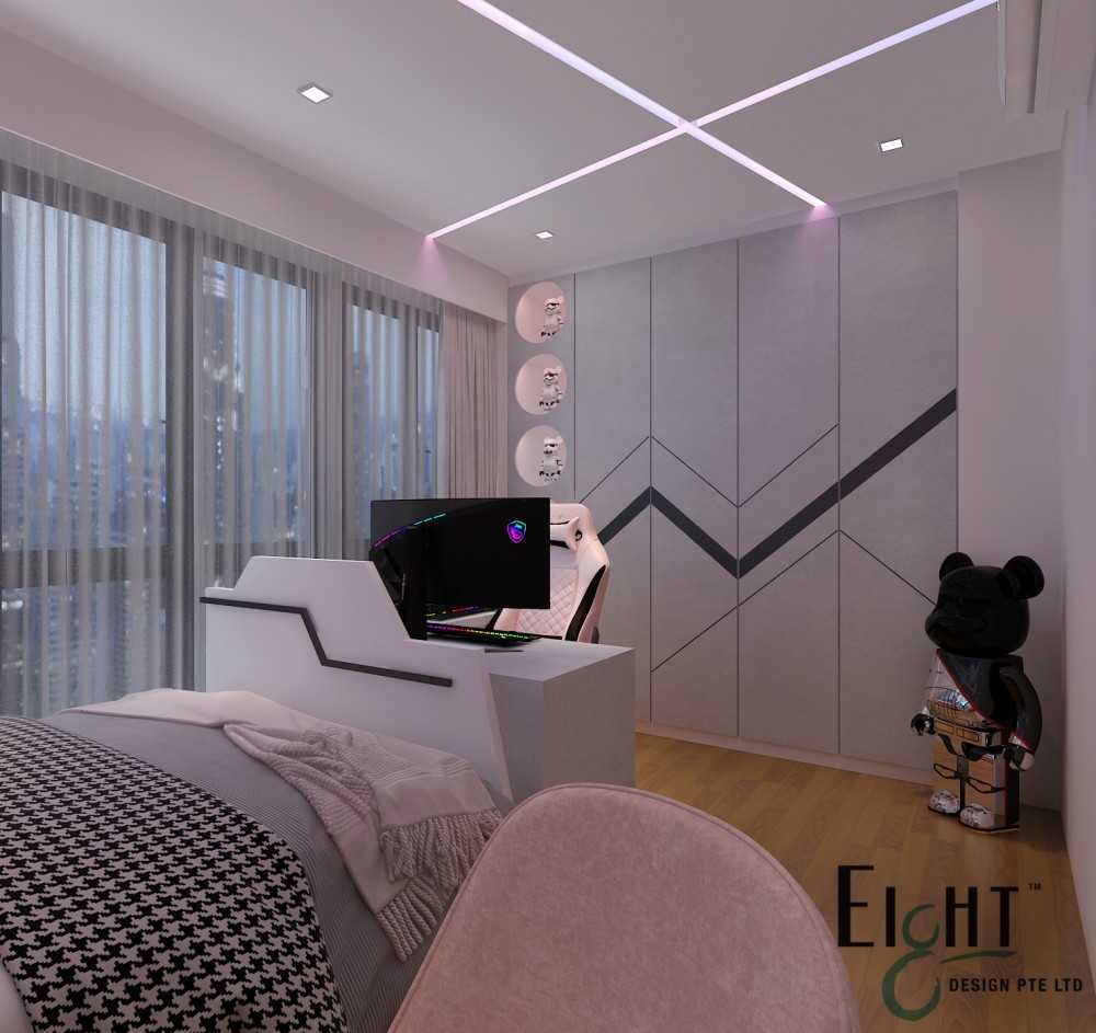 Contemporary Bedroom at Charlton Lane by Eight Design Pte Ltd - Hometrust