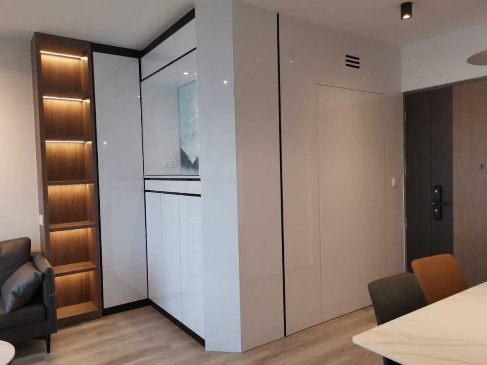 Scandinavian Entryway at Northshores by Sen Interior Design Pte Ltd ...