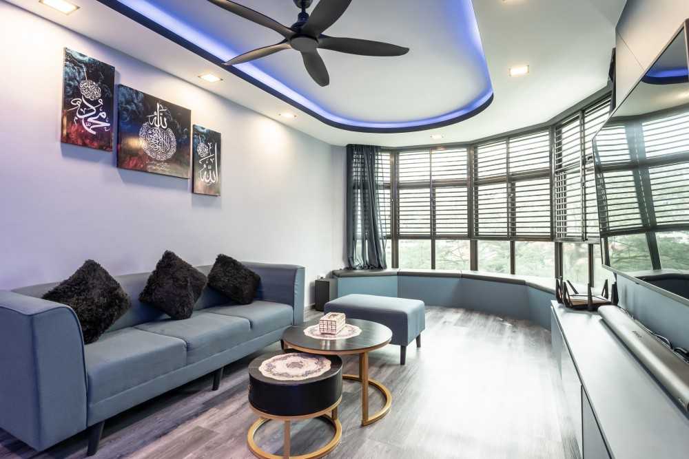 Modern Living Room at 5A Marsiling Drive by The Creative Studioz ...