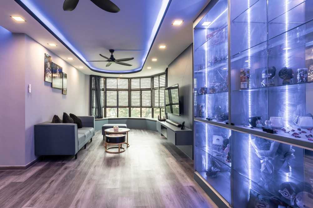 Modern Living Room at 5A Marsiling Drive by The Creative Studioz ...