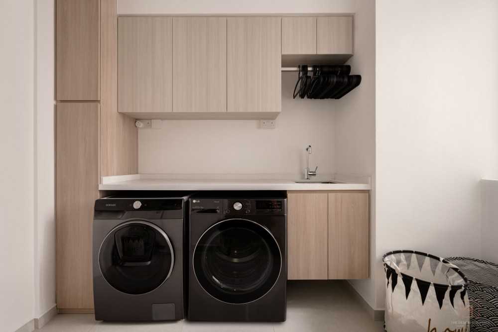 Contemporary Service Yard at 556 Yishun Ave 6 (Lilydale) by The Design ...