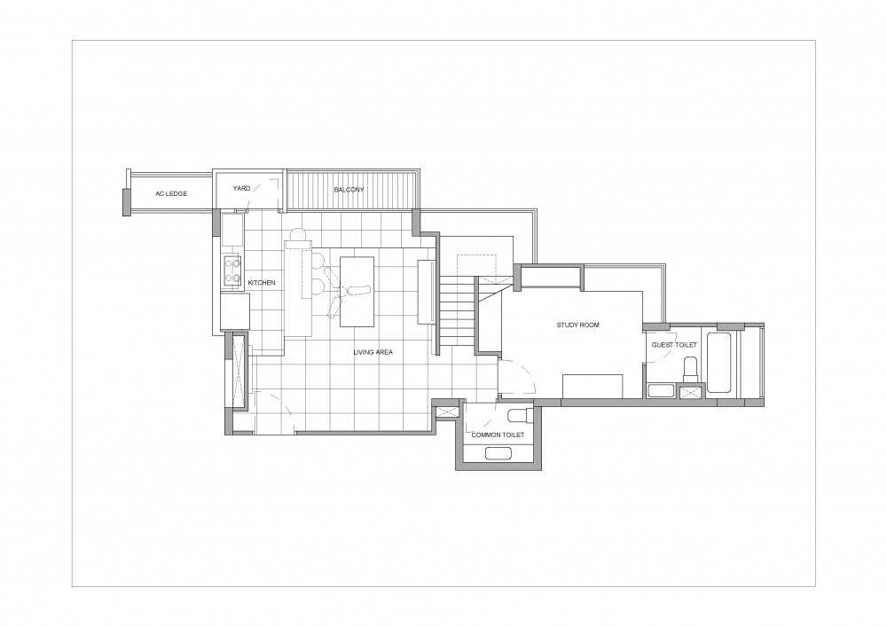 Scandinavian room at Axis@Siglap by Monomer Studio - Hometrust