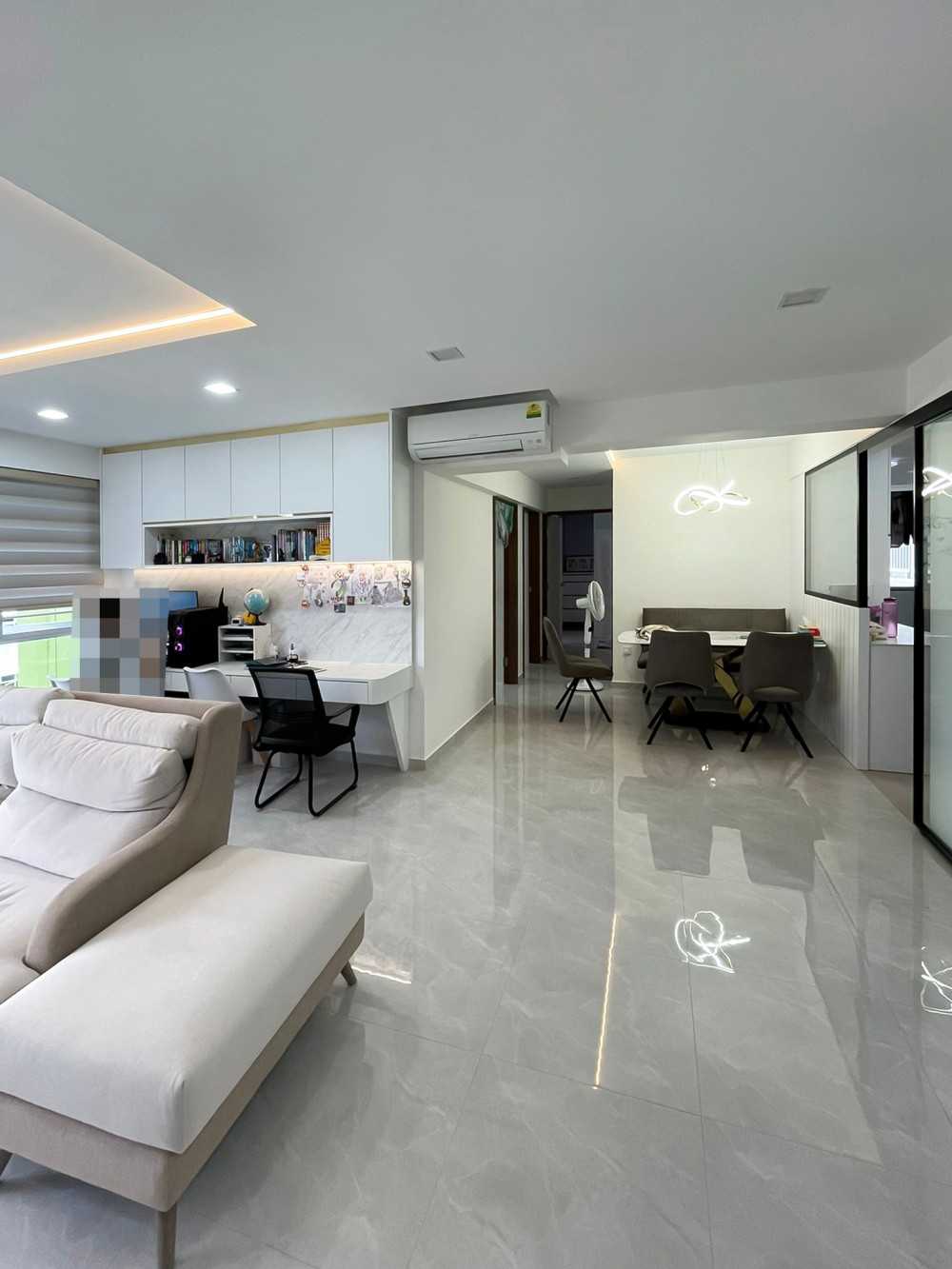 Scandinavian Living Room at Casa Spring @ Yishun by Sky Creation ...