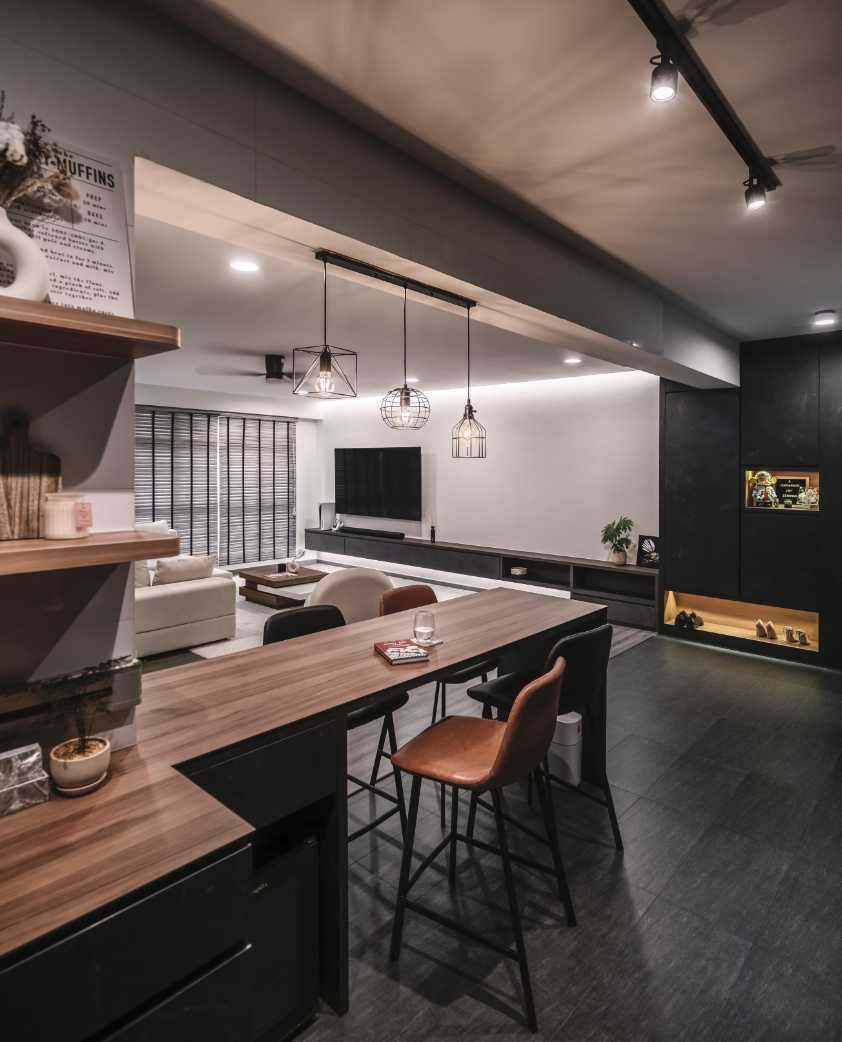 Contemporary Dining Room at 287A Compassvale Crescent (Liz) by Weiken ...