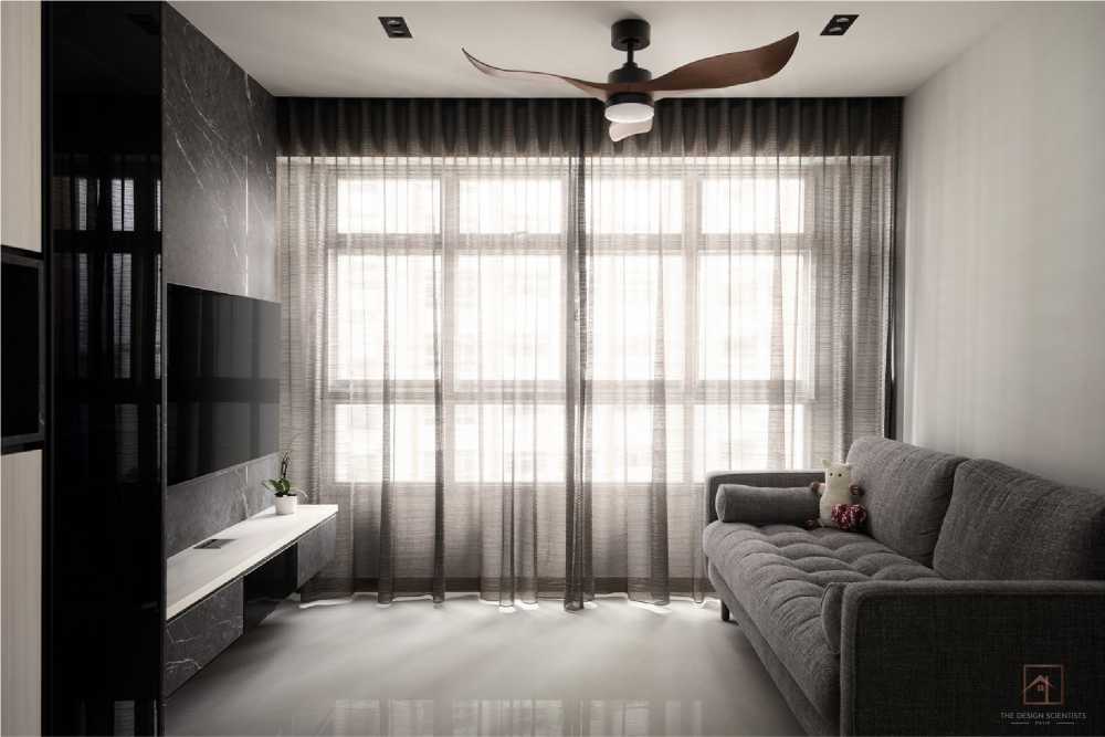 Contemporary Living Room at 189A Marsiling Road by The Design ...