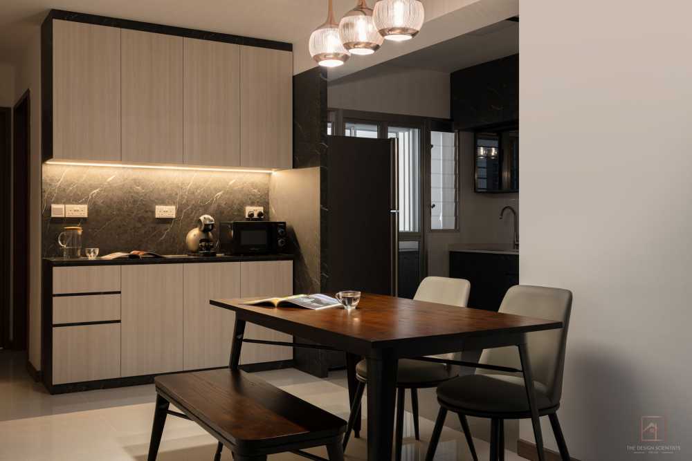 Contemporary Dining Room at 189A Marsiling Road by The Design ...