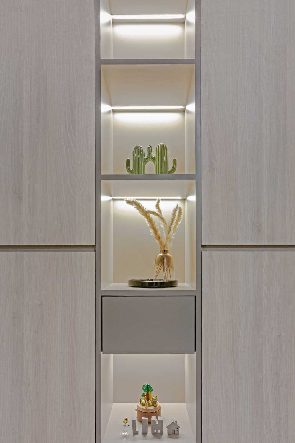 Contemporary Living Room at 147 Dnest by Homies Design - Hometrust