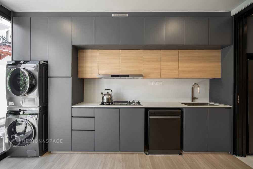 Modern Kitchen at Sin Ming | Island Garden by Design 4 Space Pte Ltd ...
