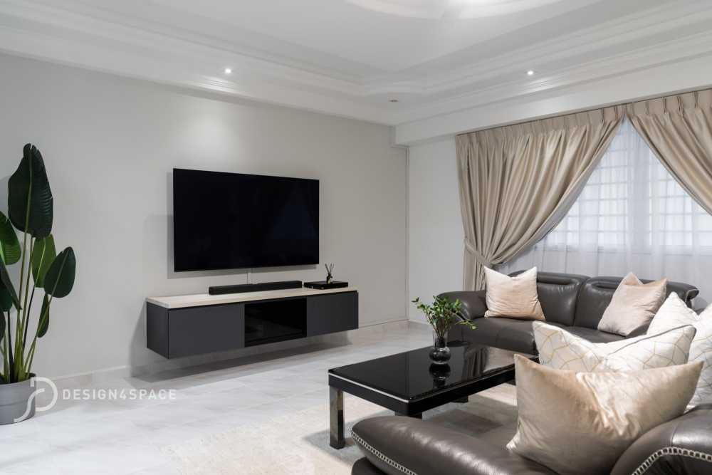 Contemporary Living Room at Choa Chu Kang | 792 Choa Chu Kang by Design ...