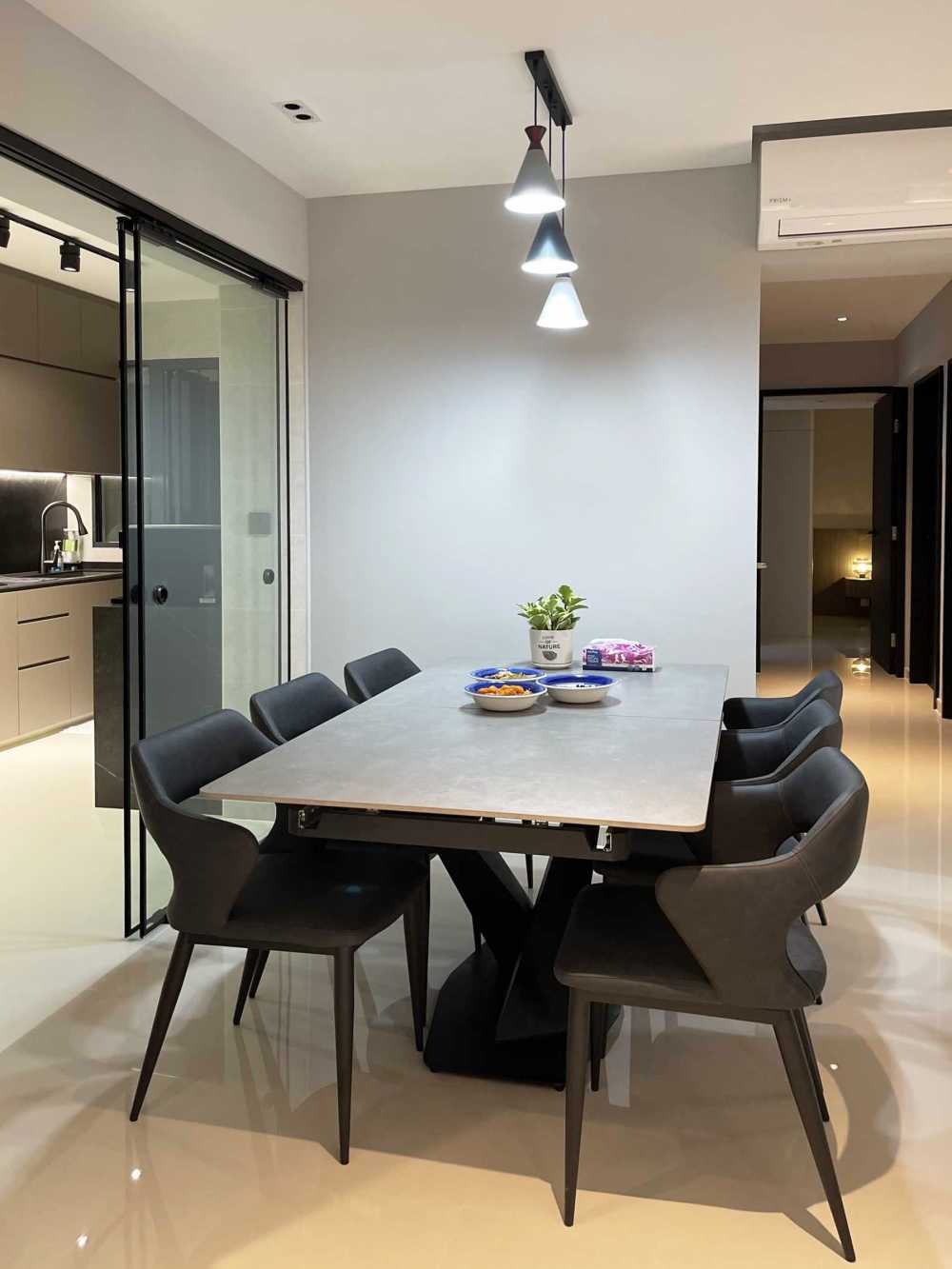 Scandinavian Kitchen at Blk 175B Sengkang East Drive by Sky Creation - Hometrust