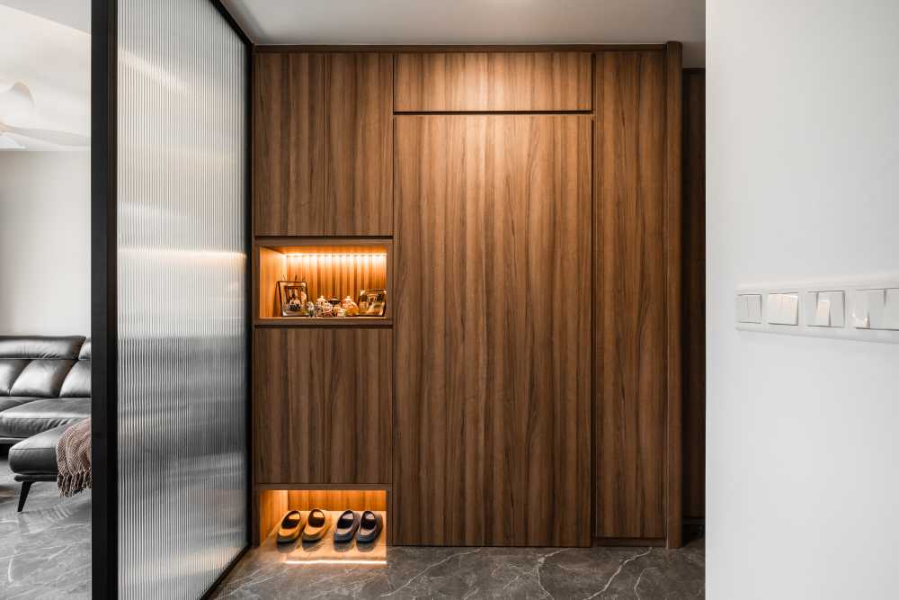 Modern Entryway at Ubi | Ubi Grove by Design 4 Space Pte Ltd - Hometrust